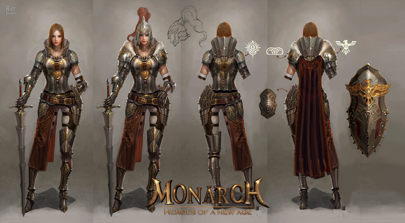 Heroes of New Age Monarch | Female character concept, Fantasy armor ...